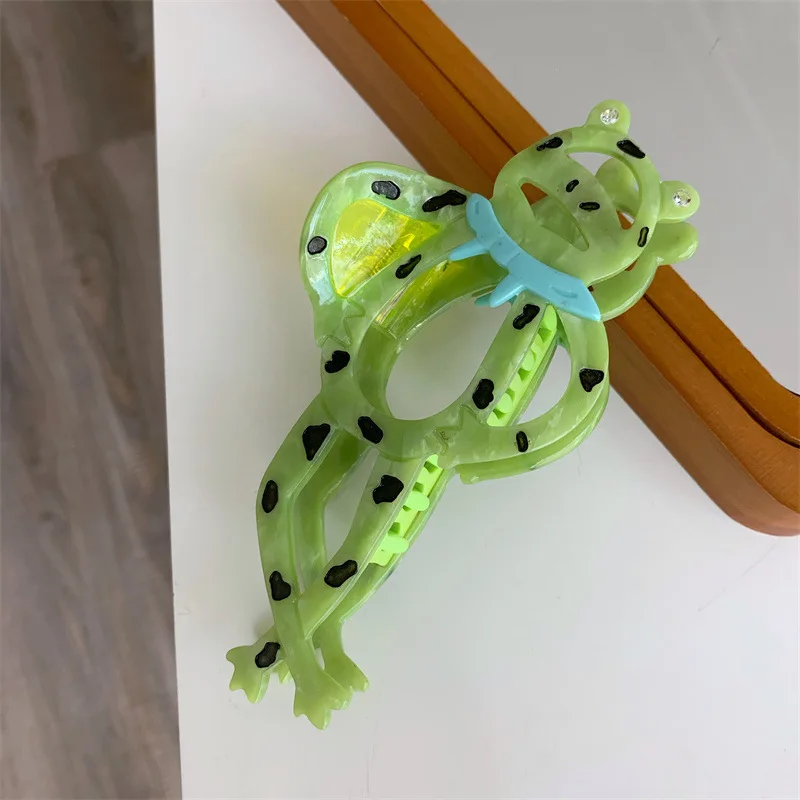 Yi Yhj Women's Hair Accessories Cartoon Funny Frog Grab Clip Cute ...