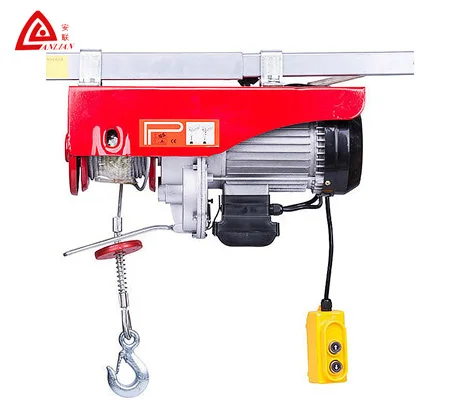 220v 200kg Mini Electric PA200 Wire Rope Hoist - Portable Lifting Tool