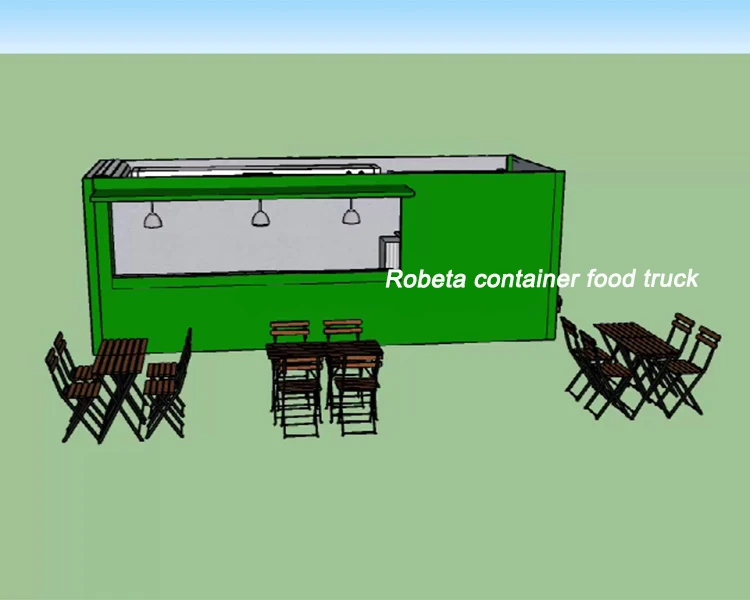 20ft 40ft Folding Container Coffee Shop Restaurant Shipping Container ...