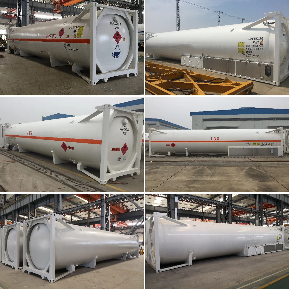 40FT ISO T75 Un Portable Tank Container Gas Tank Container