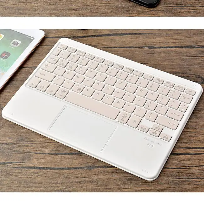 New Ultra-slim Wireless Bluetooth Keyboard With Touchpad 7 Colors ...