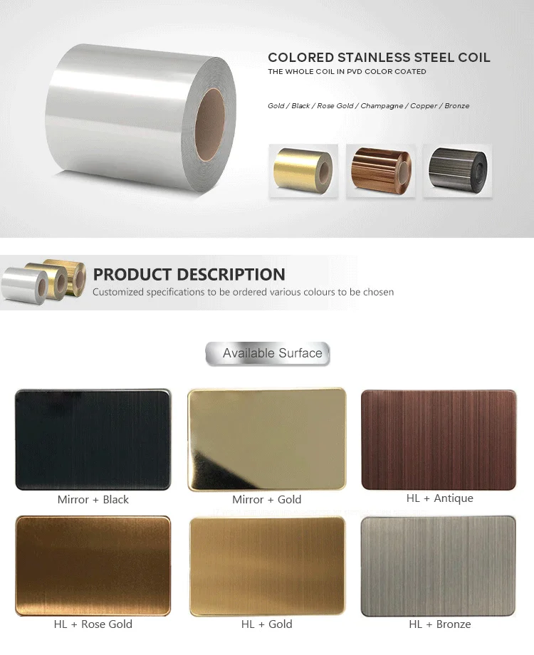 201 304 316 316l 430 Sheet Plate Coil Strip Ss 304 Cold Rolled Antique ...