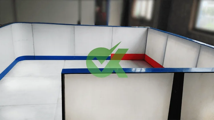 Ice Rink Fence Panel Outdoor Floorball Rinks Boards 4x8 Plastic Hdpe ...