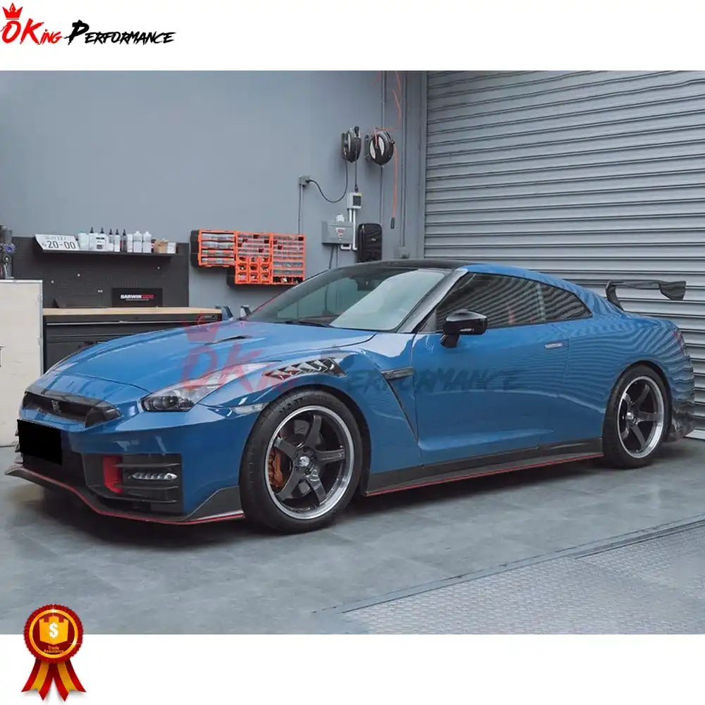 Convert 2024 Nismo Style Front Bumper For Nissan R35 Gtr 2008-2024 Half ...