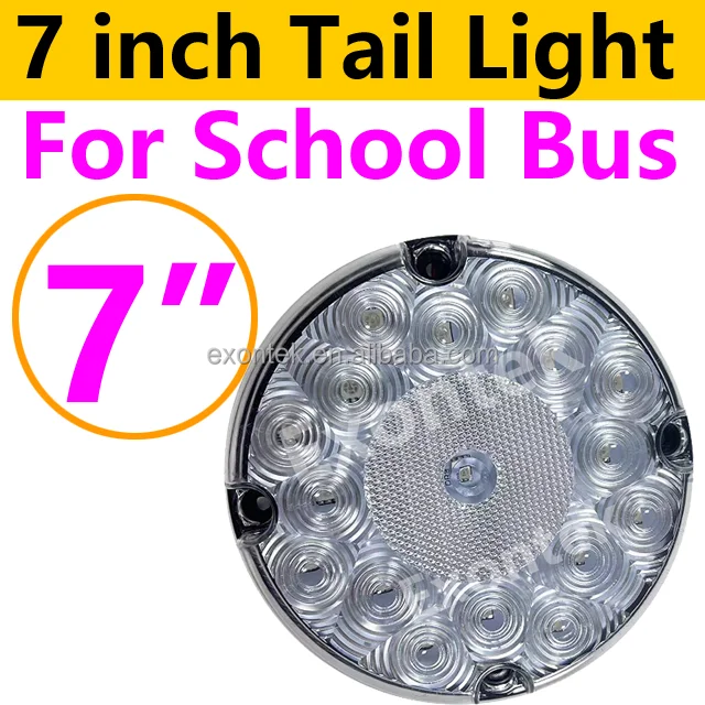 Wholesale 2024 Trend 7 Inch White Color School Bus Led Rear Lamp Back ...