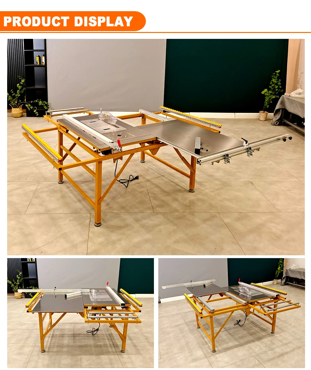 Folding Table Saw - Portable & Efficient Woodworking Tool