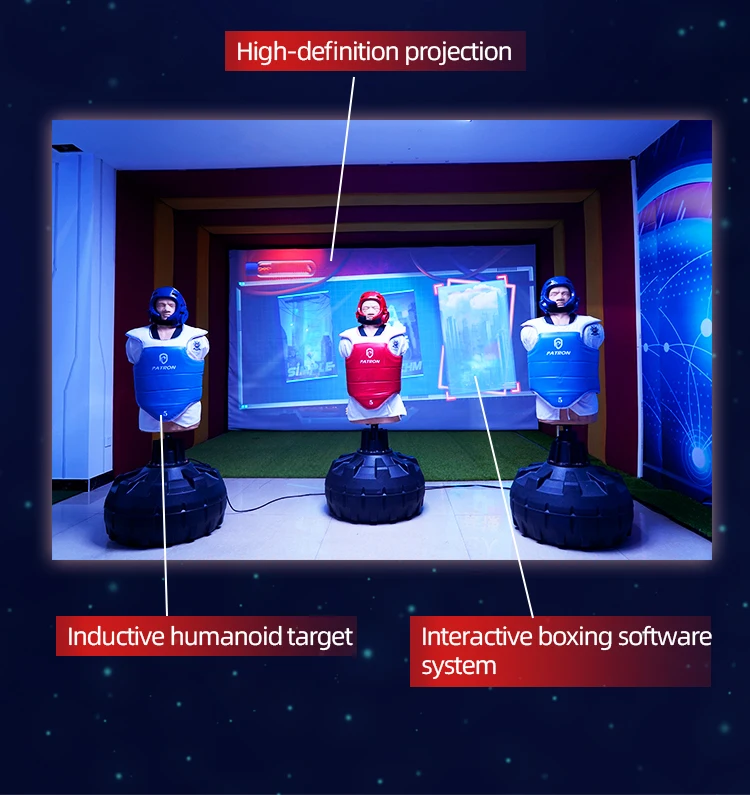 Boxing Simulator Arcade Machine Indoor Sport Equipment Professional ...