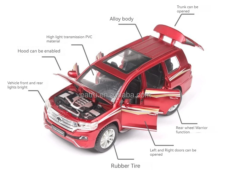Diecast Toy Vehicles - Model Car Toyota CRUISER 1:32 Scale