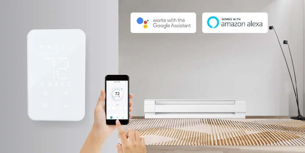 North American Digital Electric Baseboard Heater Wifi Thermostat - Buy ...