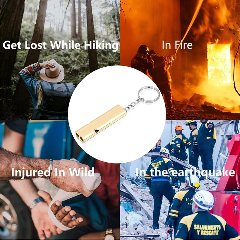 Diamond Whistle Keychain - Colorful Rhinestone Self Defense