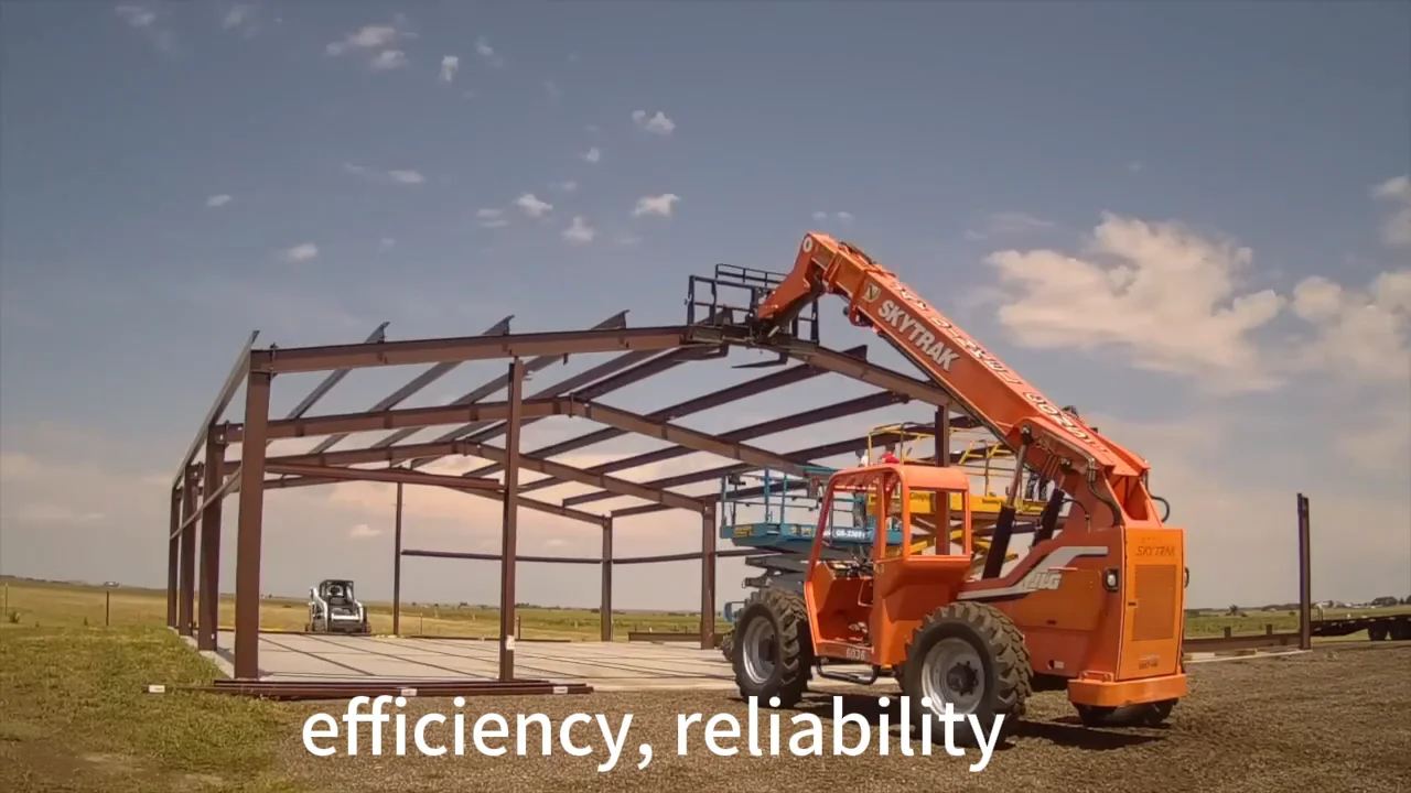 Basic Structure Simple Build Heavy Duty Metal Frame Warehouse/ Showroom ... Basic Structure Simple Build Heavy Duty Metal Frame Warehouse/ Showroom ...