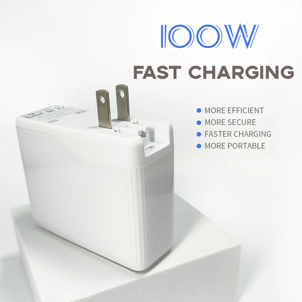 Wholesale 100w Gan Usb-c Charger Pd Fast Charging Adapter Chargers ...