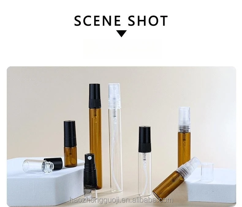 2ml 3ml 5ml 10ml High Quality Empty Plastic Perfume Spray Atomizer Bottles Plastic Perfume ...