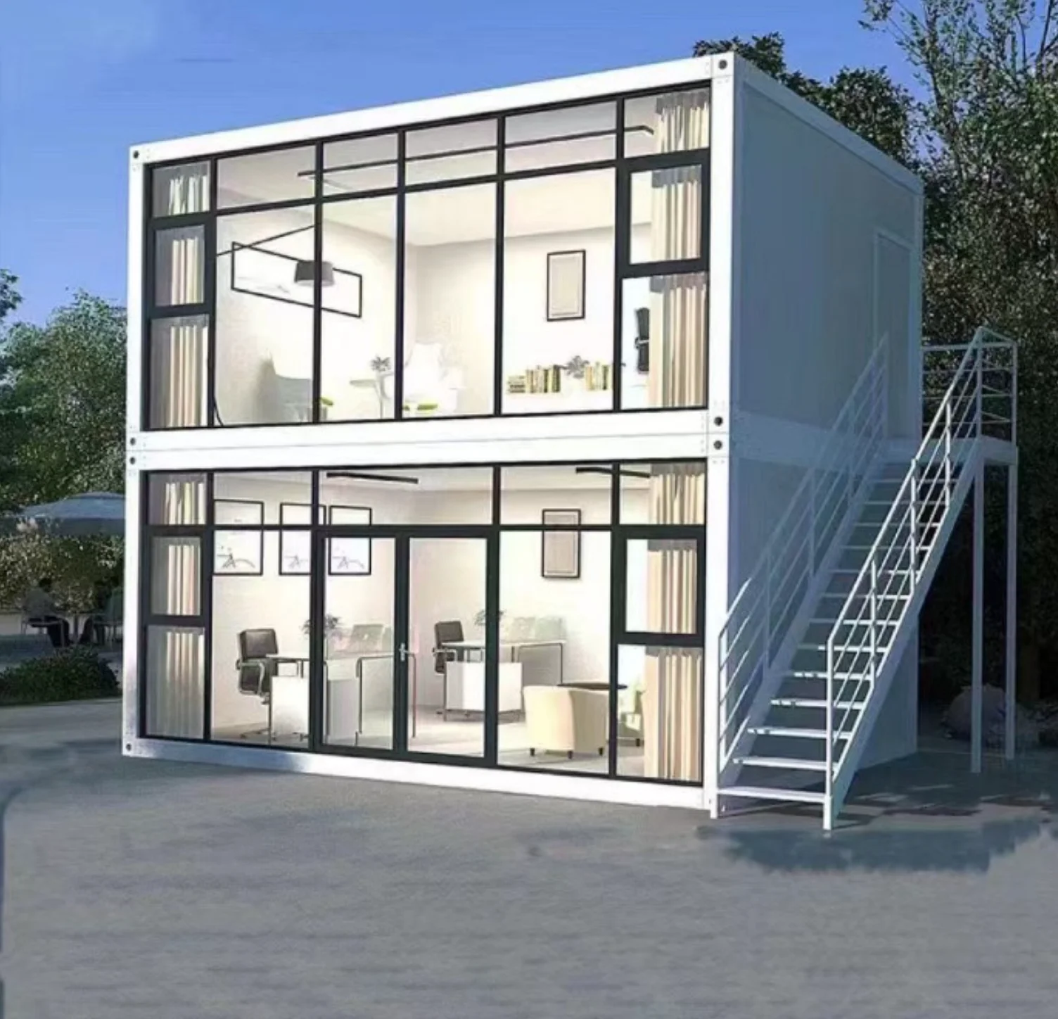 Residential Container Mobile Room Fast LCL Export Trade Simple Activity ...