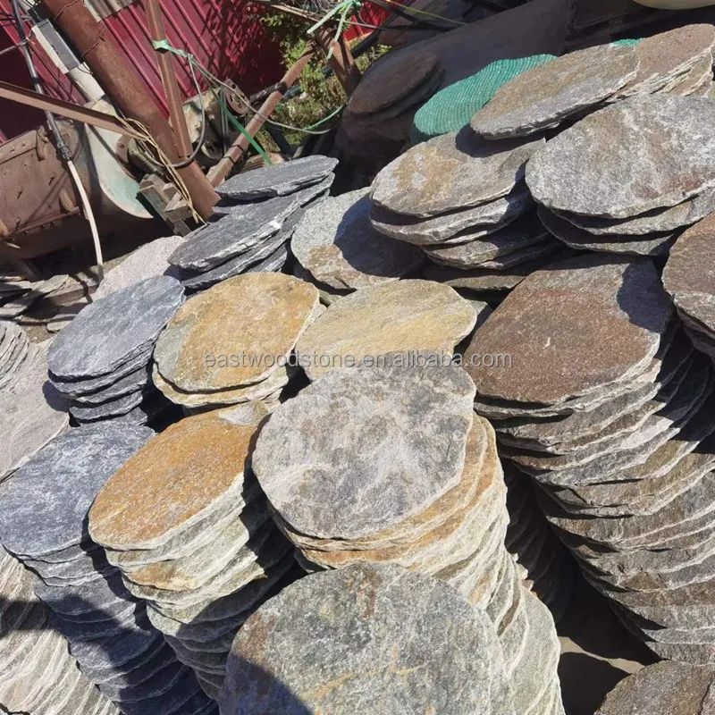 Black Stone Basalt Landscaping Flagstone - Durable & Stylish