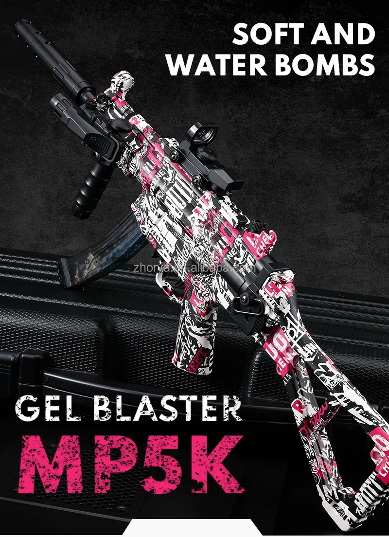 Zhorya Gun Surge Hydrogel Splat Mp5 Mp5k Splatter Gel Water Ball ...