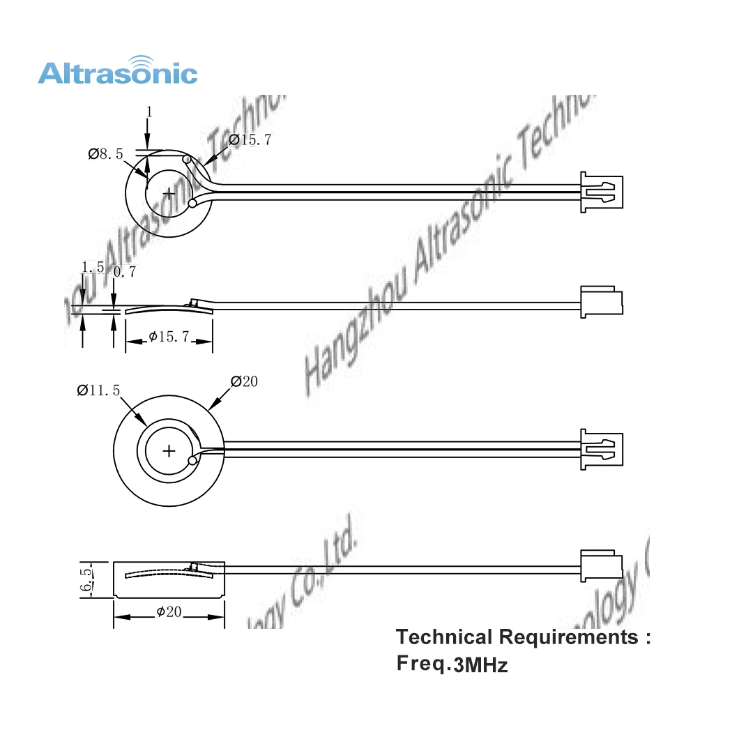Atomizer Ultrasonic Piezo Ceramic Micro Piezoelectric Humidifier Disc ...