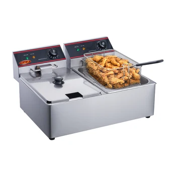 6 L Double Fried Commercial Electric Furnace Blast Furnace Automatic ...