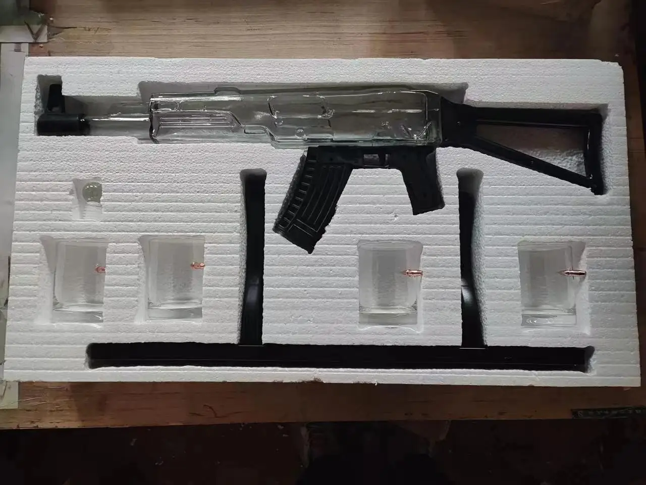 Gun Whiskey Decanter Set Drinking Party Accessory Handmade Gun Liquor Decanter Tik Tok Gun ...