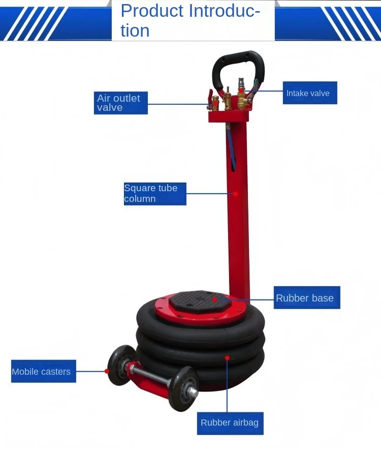 5 Ton Heavy Duty Air Jack Pneumatic Jack for Car Repair and Maintenance ...