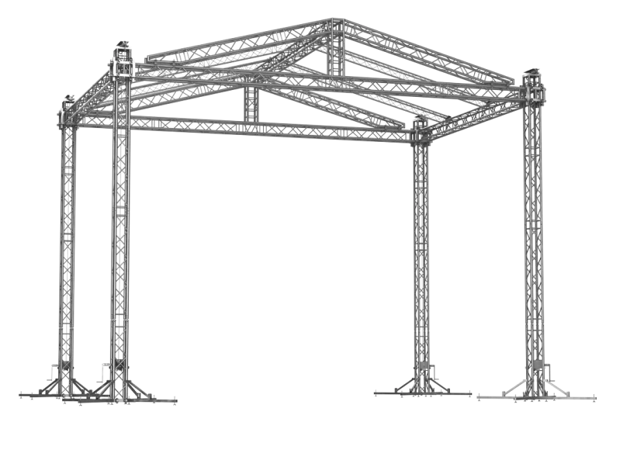 Aluminum Goal Post Lift Lighting Truss Tower Display System Wall ...