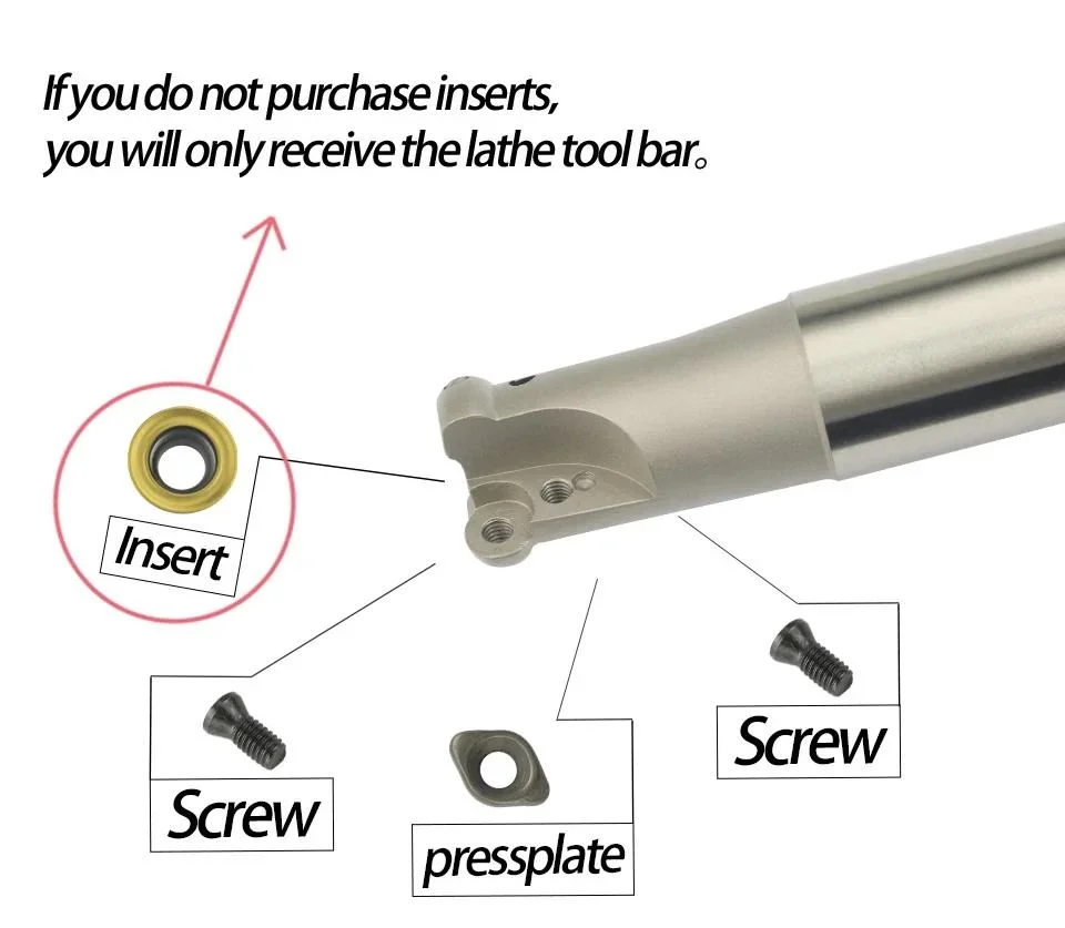 Emrw 5r Round Nose Milling Cutter - Super Shock-resistant