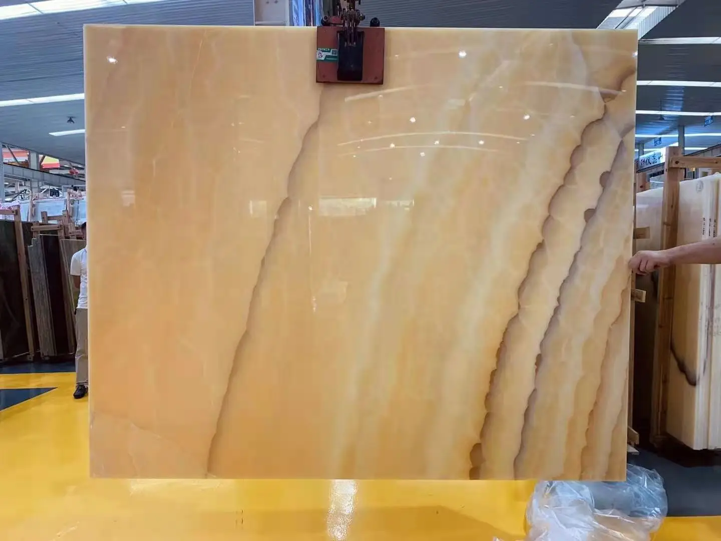 High Quality Grey Translucent Marble Tile Decorative Natural Marble ...