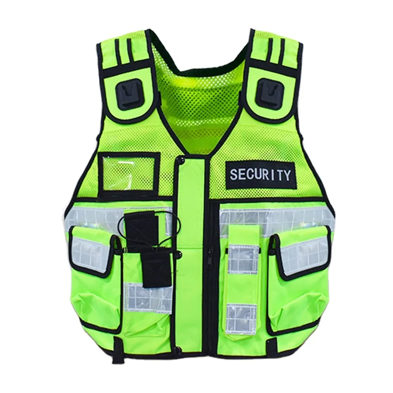 Alibaba.com: LED reflective high visibility safety vests with pockets ...