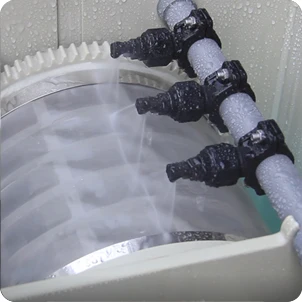 Cowater Drum Filter with UV Light - 1320 GPH for Koi Ponds