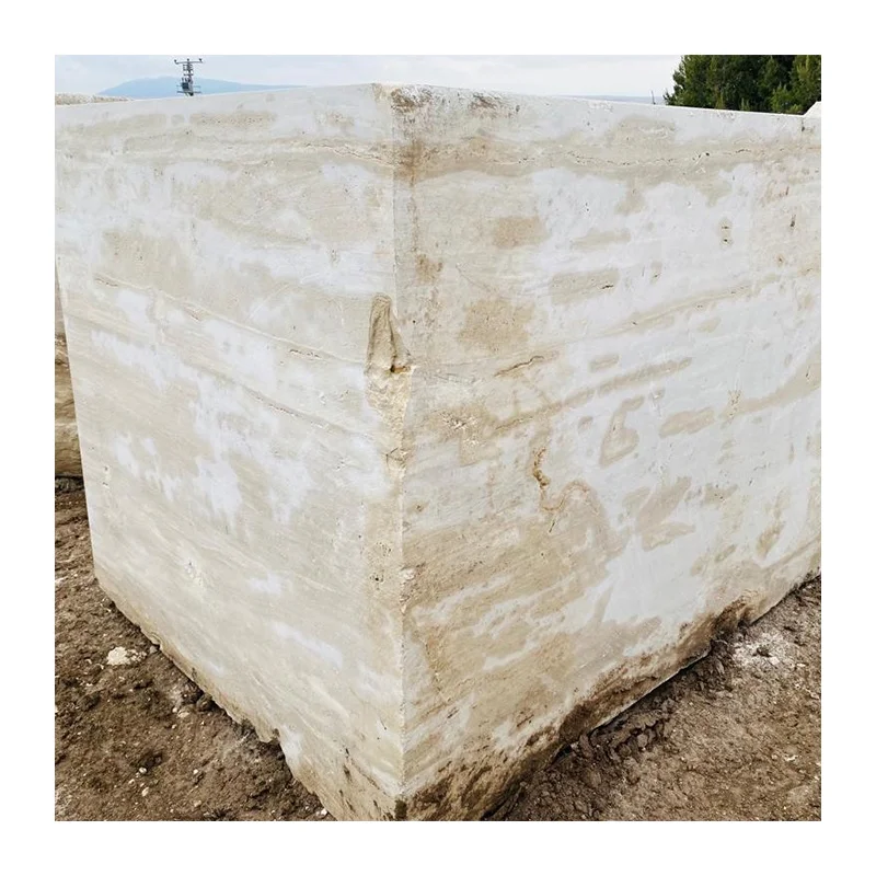 White Turkish Travertine Block Price Ton For Sale - Buy Raw Natural ...