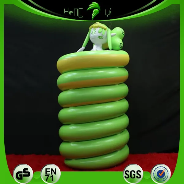 Custom Inflatable Snake Girl Animal Toy by Hongyi