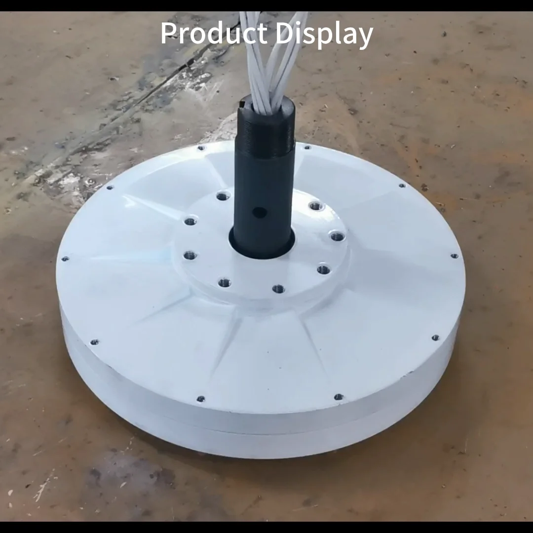 10kw 100rpm Axial Flux Disc Coreless Low Noise Permanent Magnet ...