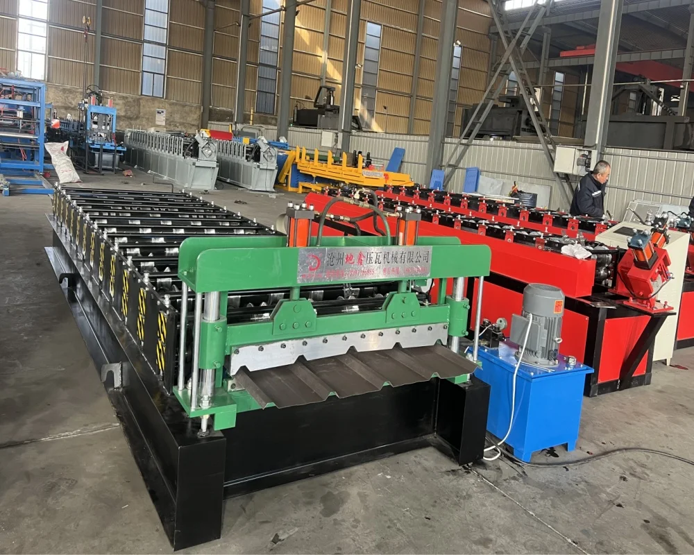 Dx-1050 Model Color Steel Roofing Sheet Making Machine Trapezoidal Ibr ...