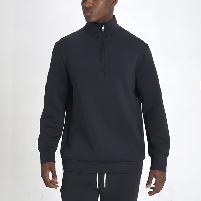 Hoodies Half Zip Plain Embroidered Oversized Logo Blank Customized ...