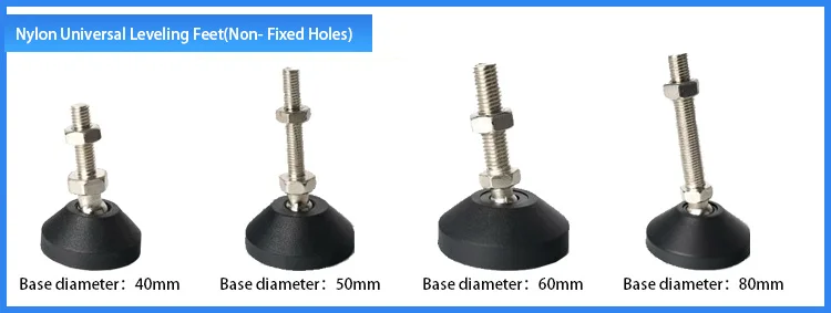 Durable Nylon Universal Adjustable Legs for Furniture