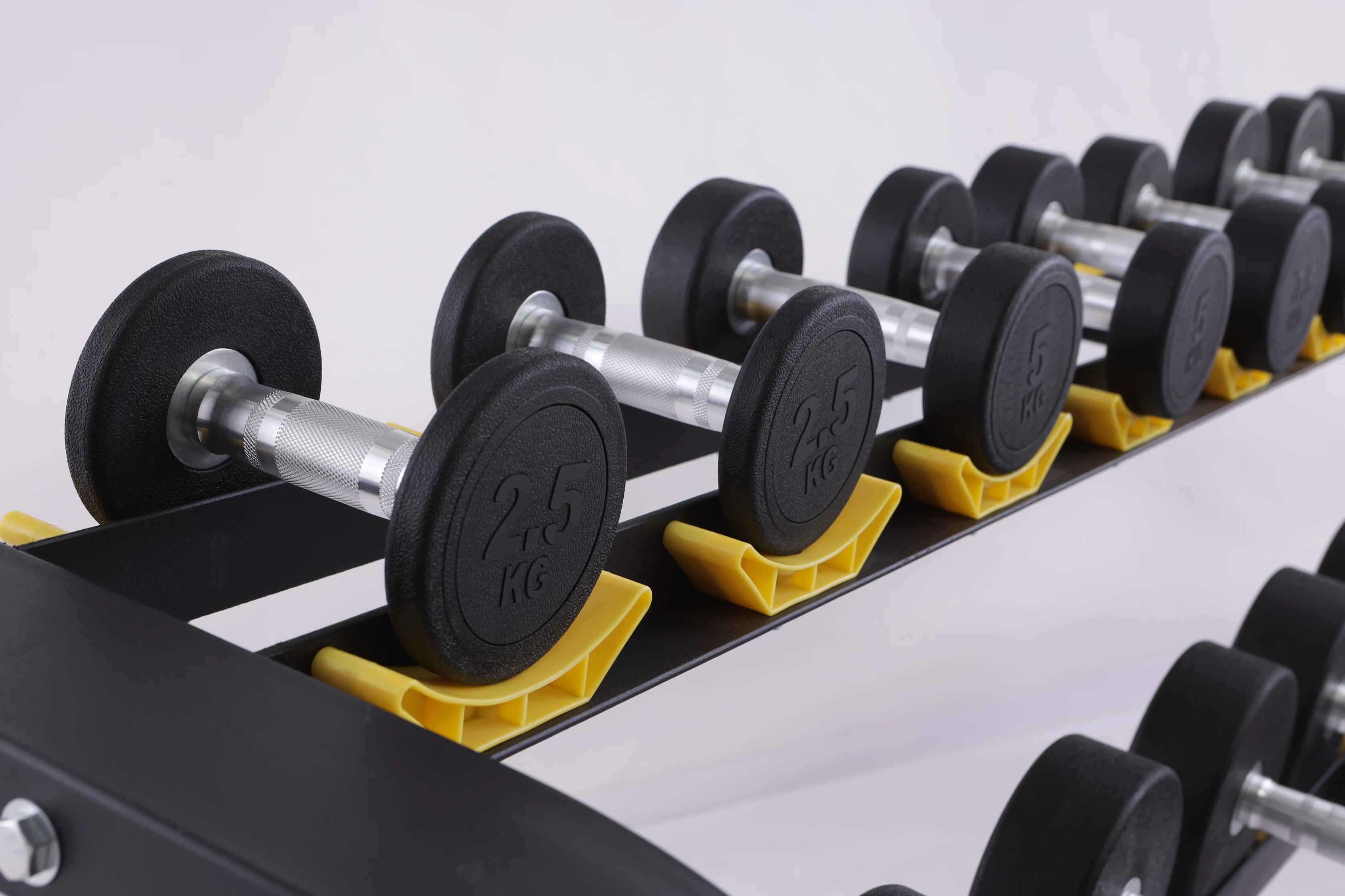 Direct Sale Hexagon Rubber Coated Dumbbell,Weight Lifting Push-up Hex ...