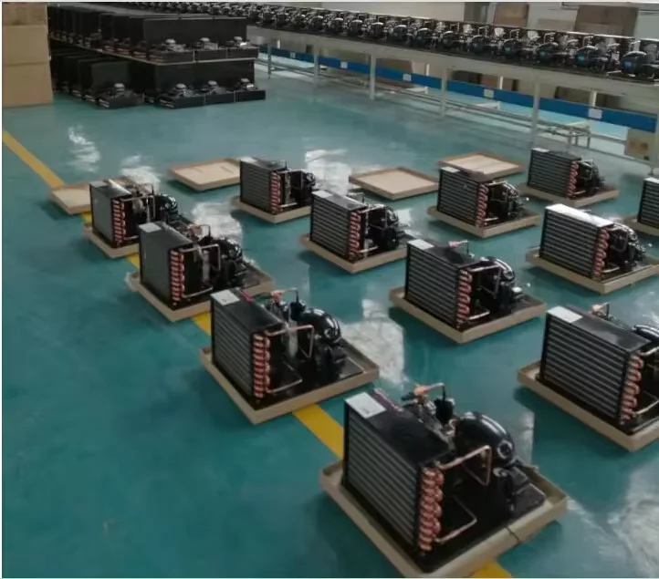 Mini 12v Dc Condensing Compressor Unit With Condenser Automatic For ...