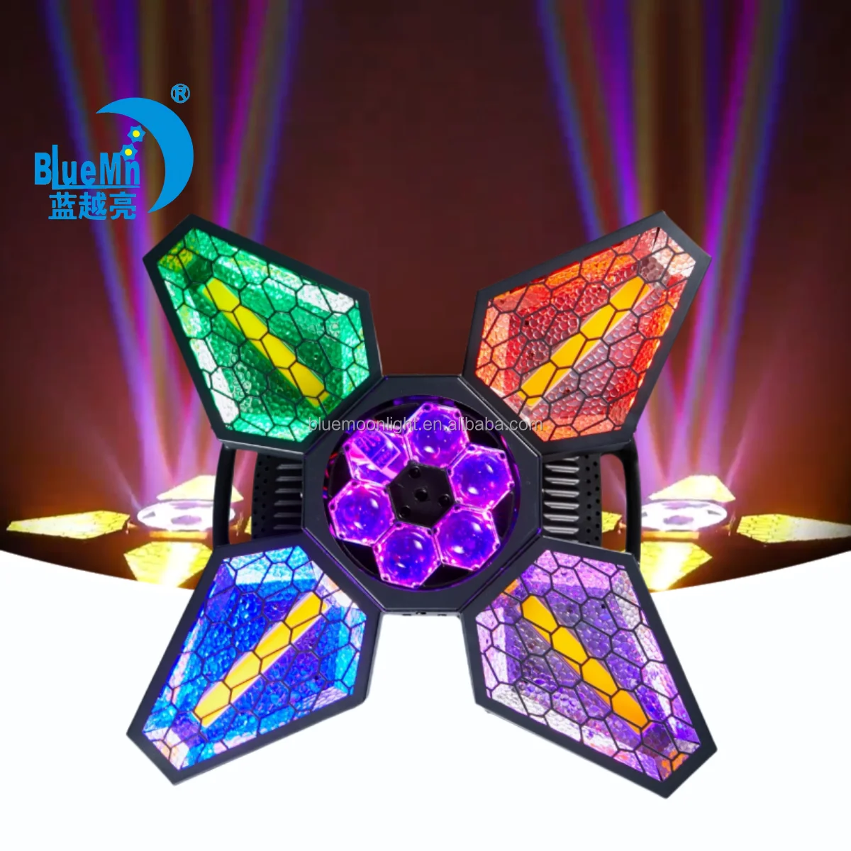 New Design Quadrangle Retro Background Light Four-leaf Maple Leaf Led ...