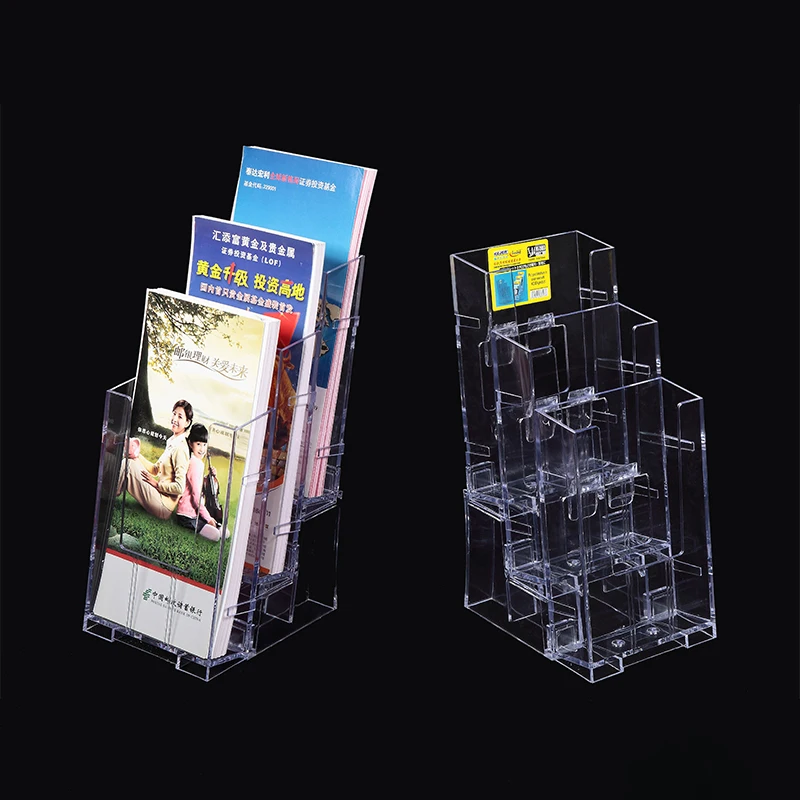 Kejea Durable Acrylic Wall-Mounted Display Rack & Literature Holder - OEM