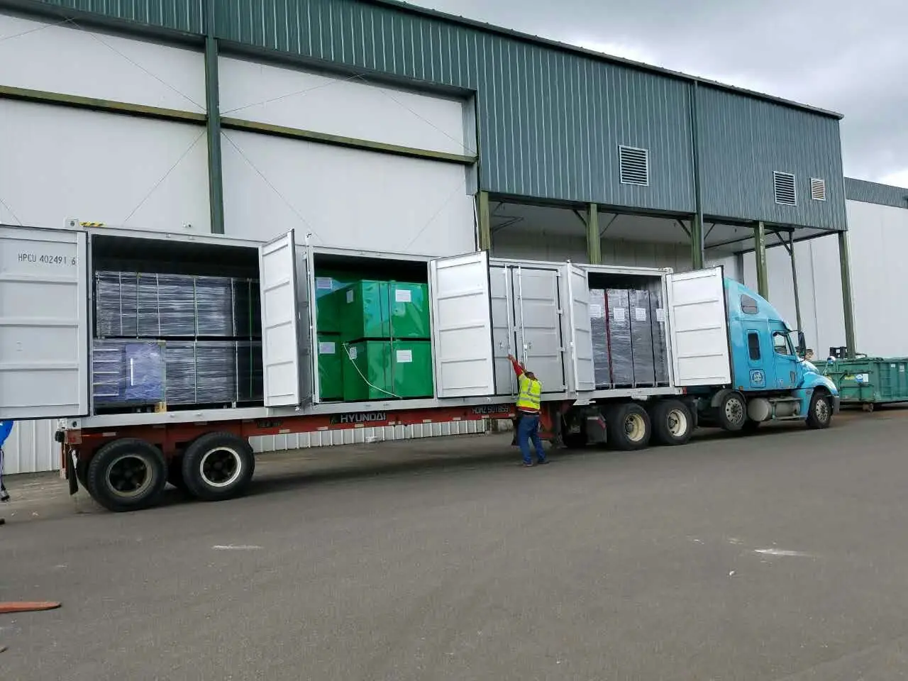 40ft Shipping Container with 4 Side Doors - Durable & Versatile