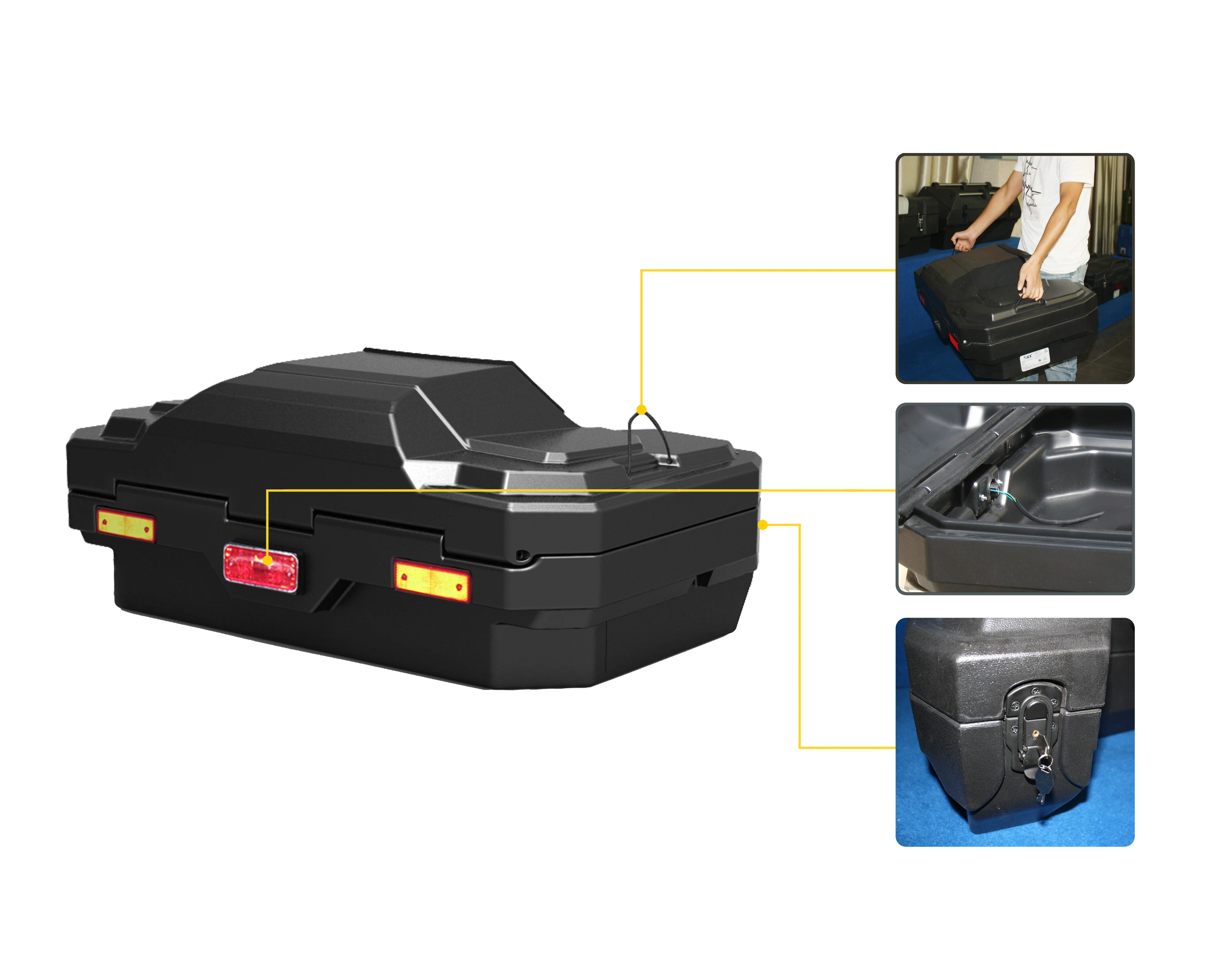 Universal Design ATV Rear Storage Box - 90L Capacity