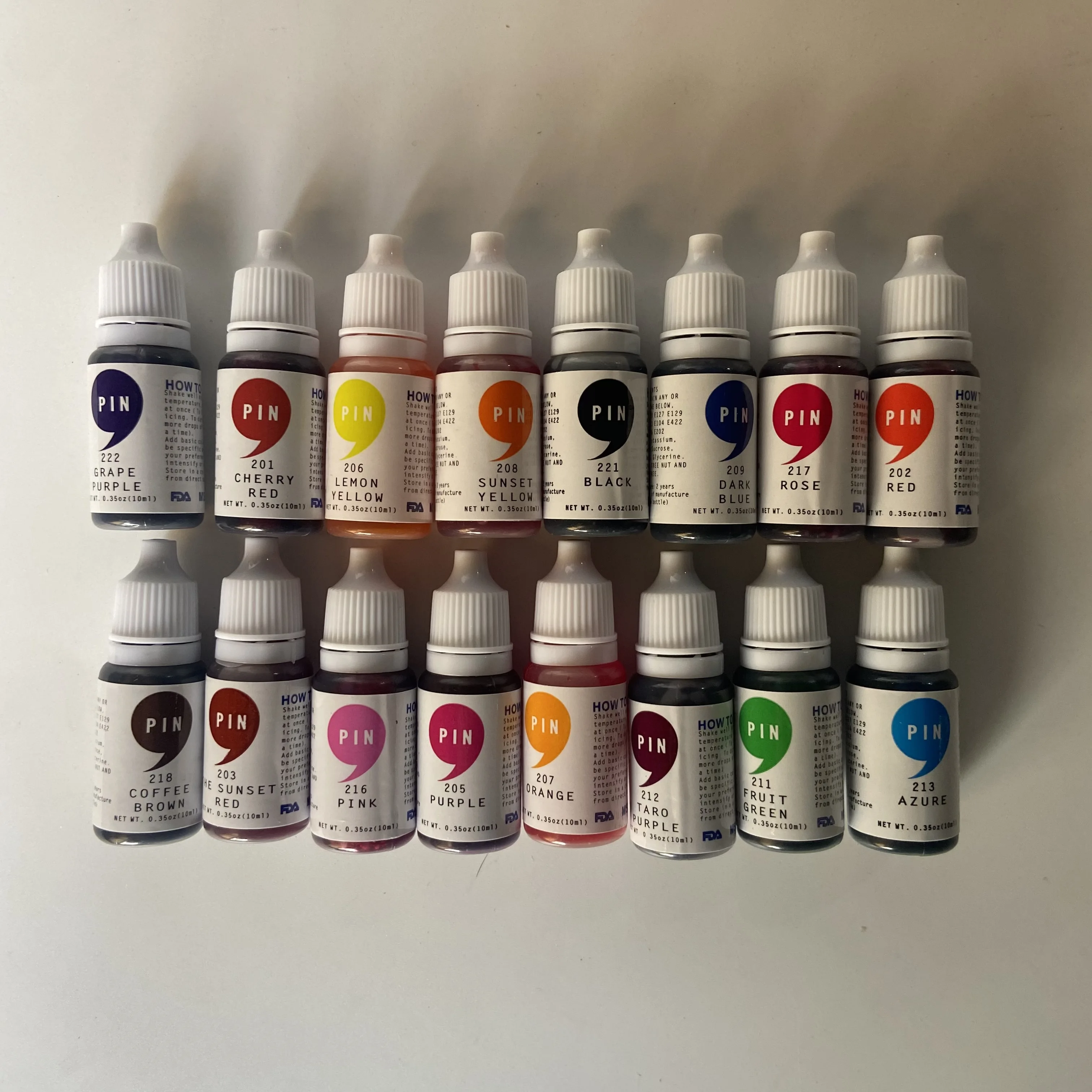 Factory Price Edible Food Coloring 10ml/bottle for Cake Decoration ...