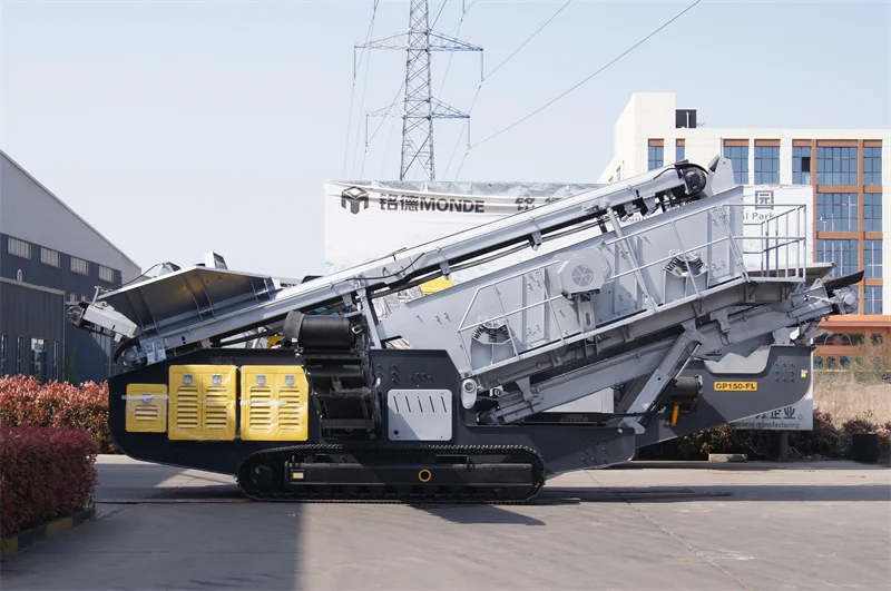 MONDE Heavy Duty Mobile Screening Plant Unit Price Tracked Vibrating ...