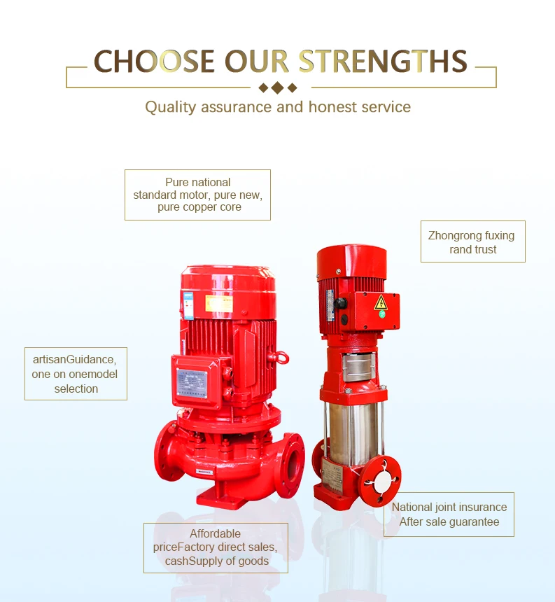 Vertical Single-stage Fire Pump Fire Sprinkler Pump Vertical Pipeline ...