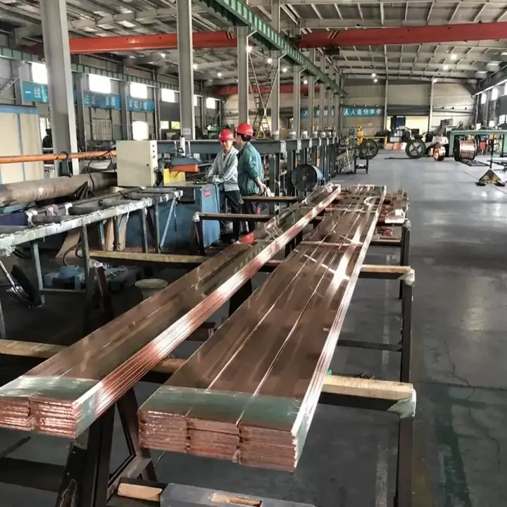 Earth Bar Copper High Quality Cast Copper Flat Bar Busbar Copper Row ...