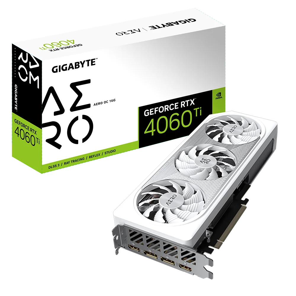 Gigabyte Geforce Rtx 4060 Ti Aero Oc 16g Dlss3 Gpu Computer Graphics ...