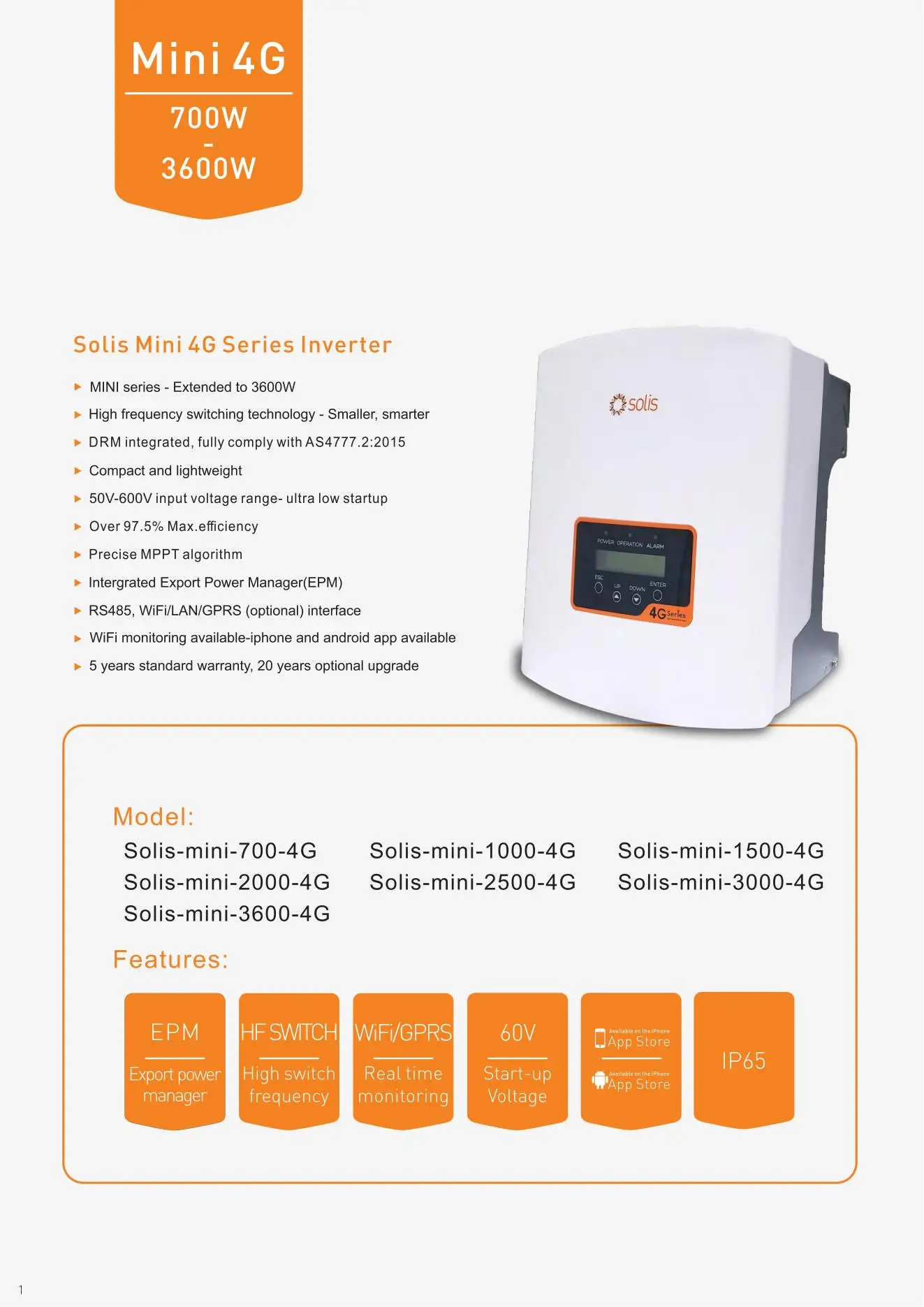 3600W Solis Factory Produces Single Micro Inverter on Grid GKD| Alibaba.com