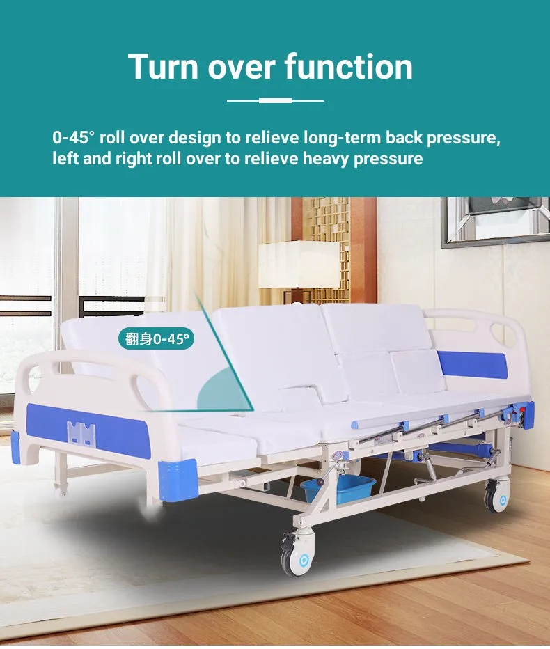 Multifunctional Medical Elderly Turn Over Patient Bed Home Nursing Beds ...