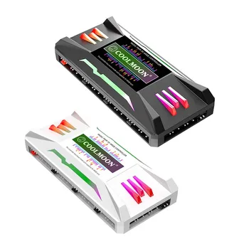 Coolmoon Gaming Computer Pc Argb Sync Music Controller Wireless Remote ...