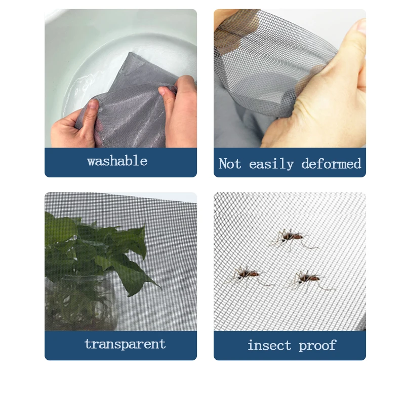 Fiberglass Window Screen Mesh - Insect & Mosquito Protection